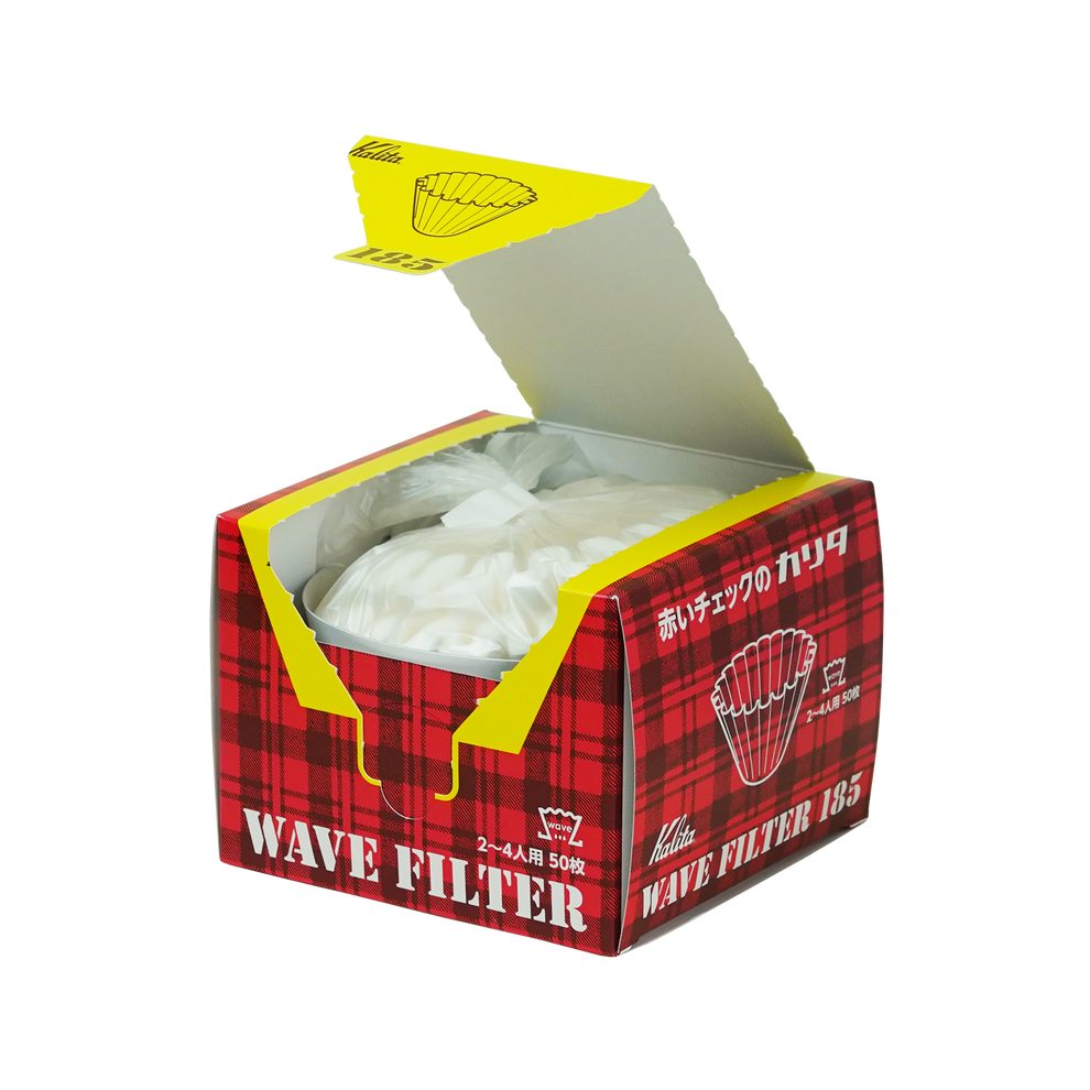 Wave Filters 185 50pcs / Kalita | Coffee Utensils | REC COFFEE